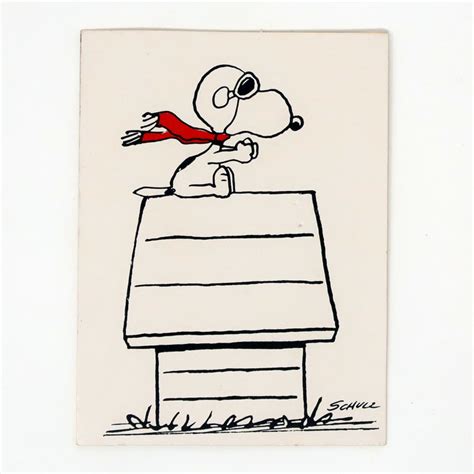Snoopy Flying Ace Greeting Card