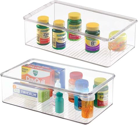 Storage Bins For Medication