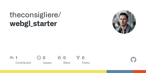 Github Theconsiglierewebglstarter