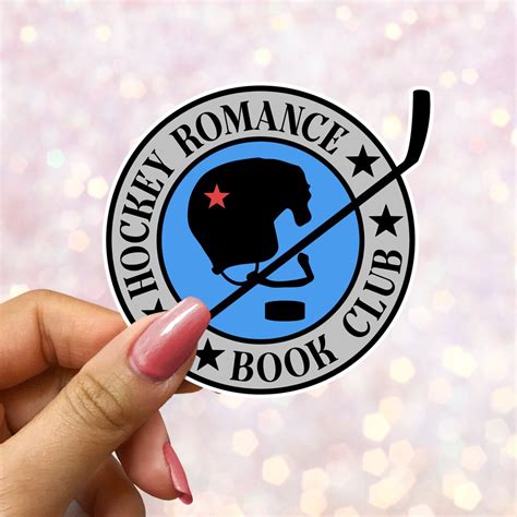 Hockey Romance Book Club Bookish Holographic Stickers Spicy Books