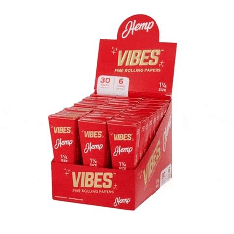 Vibes Cones Coffin 1 14 Rice Blue 30 Boxes Per Display 6