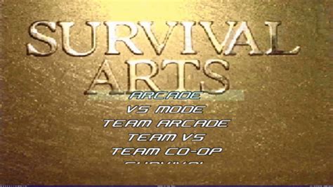 Survival Arts Screenpack For Mugen 11 Screenpacks Ak1 Mugen