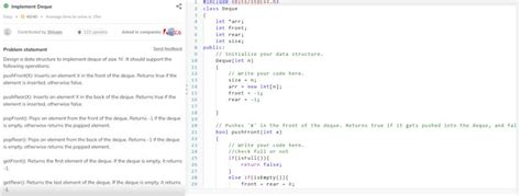 anup simha on linkedin codingchallenge datastructures deque 125daysofcoding codingninjas…