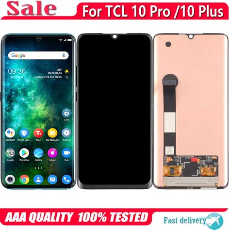 けないでく Tcl 10 Pro 10pro T799h T799b 4g Ltelcdディスプレイタッチスクリーンアセンブリブラックoemの交換 Buy For Tcl 10 Pro