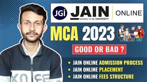 Jain Online Mca Complete Roadmap 2023 Jain Online Admission Jain
