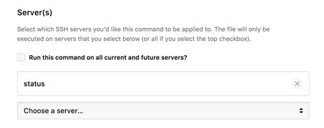 Ssh Commands Deployhq