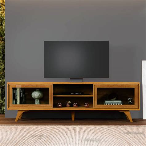 Rack Vitrum Para Tvs Até 75 C2 Portas Naturalle