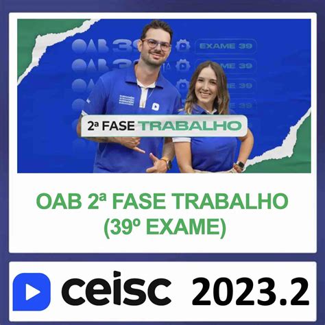 RATEIO OAB ª Fase XXXIX DIREITO DO TRABALHO CEISC RATEIO CURSOS