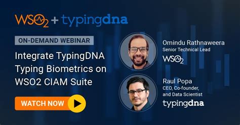 Typingdna On Linkedin Integrate Typingdna Typing Biometrics On Wso2