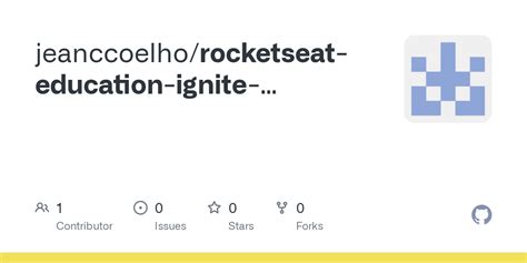 Github Jeanccoelhorocketseat Education Ignite Template Corrigindo O Codigo