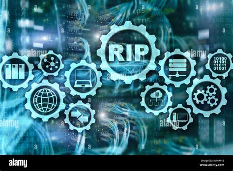 RIP Routing Information Protocol Technology Networks Cocept Stock