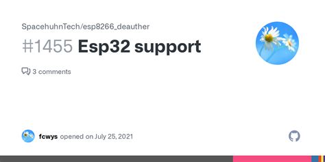 esp32 support · issue 1455 · spacehuhntech esp8266 deauther · github