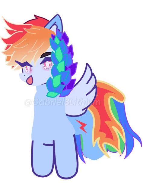 Mlp Rainbow Dash In Gacha Club