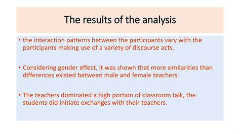 Analyzing Patterns Of Classroom Interaction In Efl Classrooms In Iran Pptx Educational
