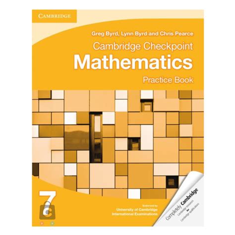 Cambridge Checkpoint Mathematics Practice Book 7 Chopbox