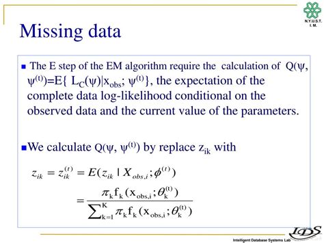 Ppt Mixture Model Clustering For Mixed Data With Missing Information Powerpoint Presentation