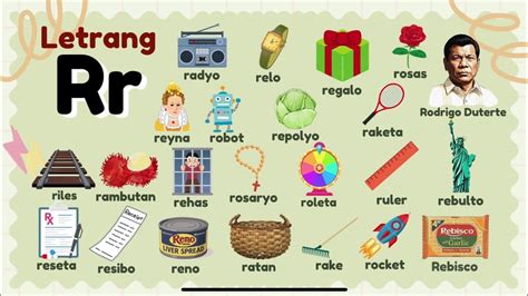 Mga Larawang Nagsisimula Sa Letrang Rr Youtube