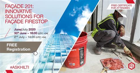 Hilti Kuwait On Linkedin Facade Firestop Hilti Webinars Engineers