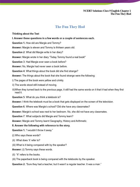 English Class Ix Solution Beehive Pdf Albert Einstein