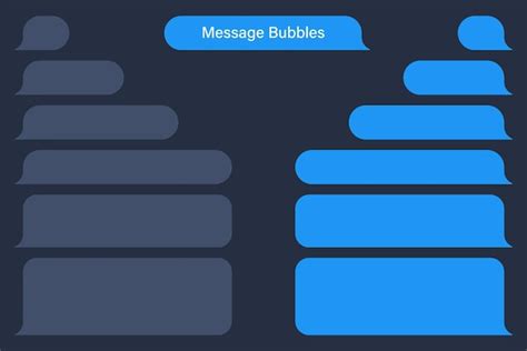 premium vector blank various message bubbles chat or messenger speech
