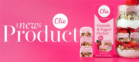 Clio Snacks Launches Latest Innovation Granola And Yogurt Parfait Bars