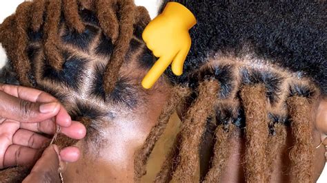Its Easier This Way 👆artificial Dreadlocks Temporary Installation Janeilhaircollection Youtube