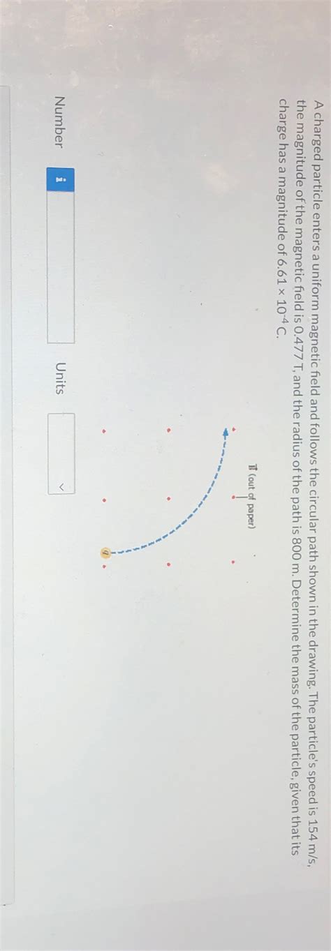 Solved A charged particle enters a uniform magnetic field | Chegg.com