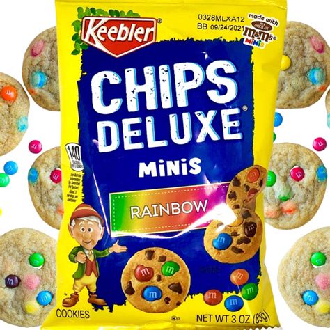 Keebler Mandms Bite Size Cookies Stuffed With Mandms Candy