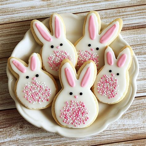 Easter Bunny Sugar Cookies Beths Quick Bites