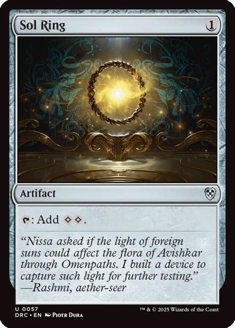 Sol Ring Aetherdrift Commander Drc Price History