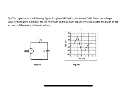 Solved Q 3 The Capacitor In The Following Figure 3 Is Given