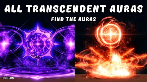 How To Get All Transcendent Auras In Find The Auras Roblox Youtube