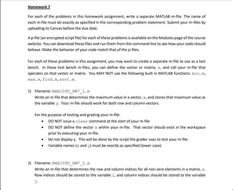 Solved Homework 7 For Each Of The Problems In This Homework
