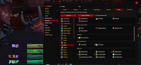 Addon Omnicd Anyone Know Why It Does Not Show Cds For Some Classes