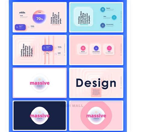 Massive X Animated Powerpoint Presentation Template Bundle With Fully Animated Slides Etsy