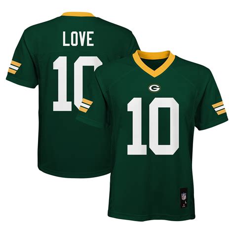 Youth Jordan Love Green Green Bay Packers Replica Jersey