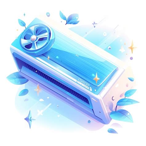 Premium Vector Smart Air Conditioner With Voice Control And Scheduling