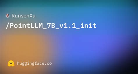 Runsenxu Pointllm B V Init At Main