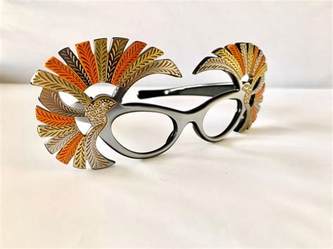 Vintage Platinum French Designer Deco Eyeglass Frames At 1stdibs
