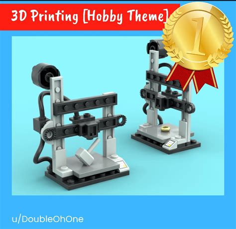we did it mini lego 3d printer won r 3dprinting