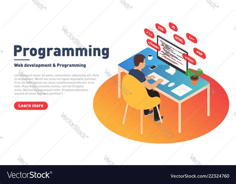 Programming And Web Development Concept Royalty Free Vector