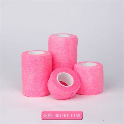 RUBAN ADHESIF ELECTRICITE Rose 5cm x 4 5m Ruban auto adhésif élastique
