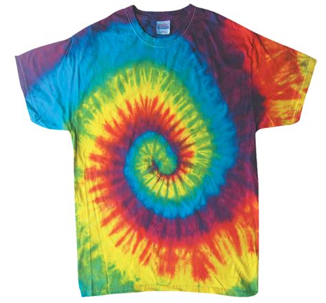 Reactive Rainbow Tie Dye T Shirt Tie Dye Space
