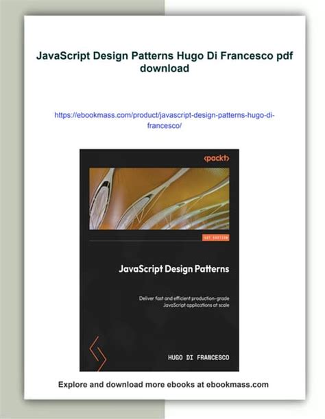 Javascript Design Patterns Hugo Di Francesco Pdf