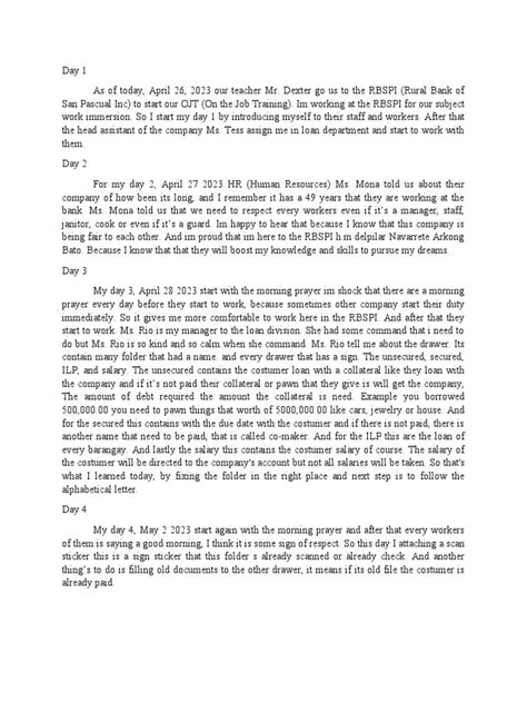 Immersion Journal Pdf