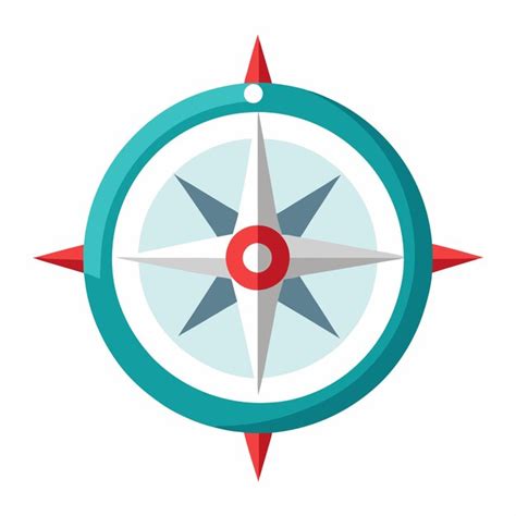 Modern Compass Icon Vector Design Premium Ai Generated Vector