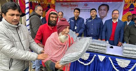 রংপুরে শীতার্তদের মাঝে এবিজি বসুন্ধরার কম্বল বিতরণ