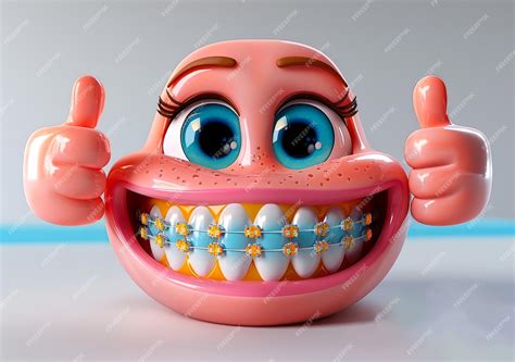 Premium Photo Smiling Toy With Braces And Big Smile
