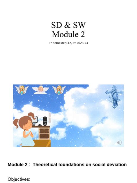 Sd And Sw Module 2 Pdf Deviance Sociology Scientific Theories