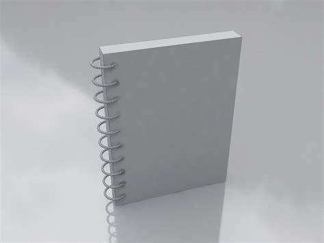 3d Small Black Notepad Turbosquid 1505568